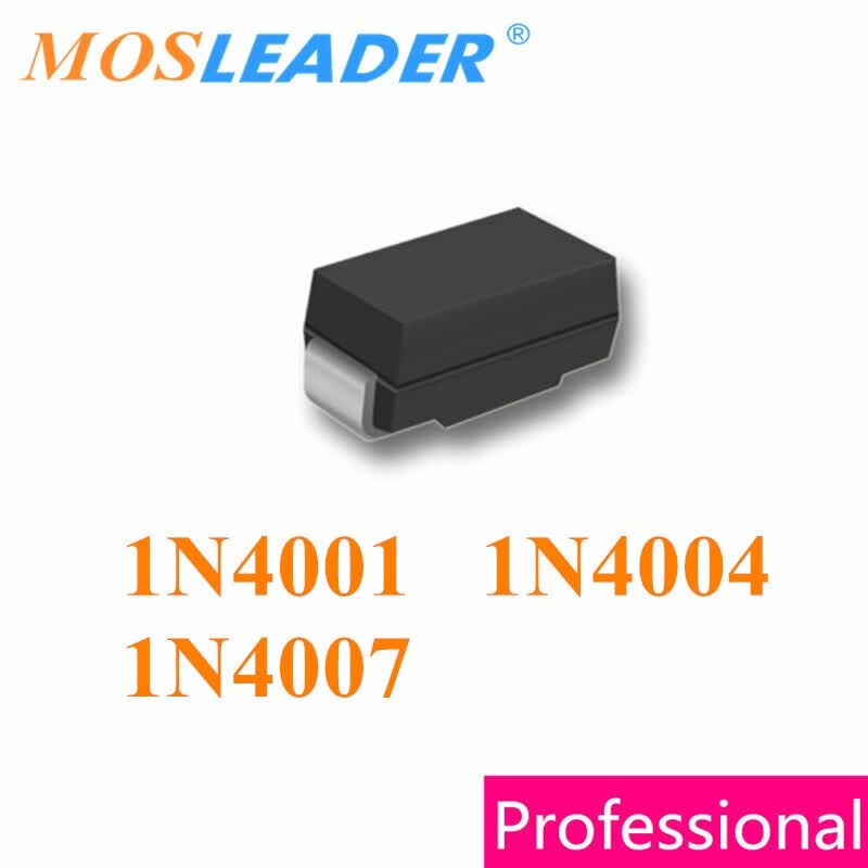 Diode SMD 1N4007 1N4004 1N4001 M7 M4 M1 2000PCS SMA DO214AC 1A 50V 400V ...